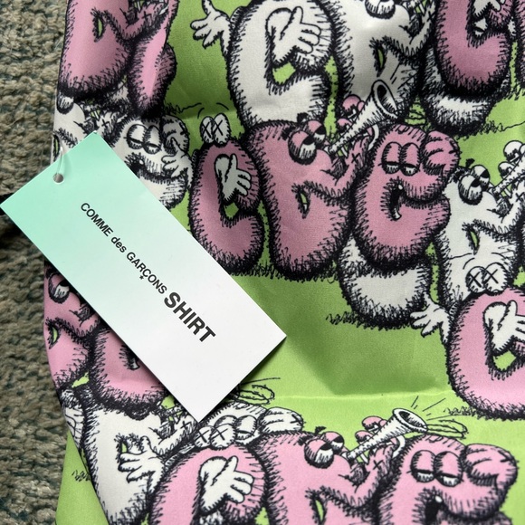 KAWS | Bags | Kaws Backpack Comes Des Garcons In Green | Poshmark